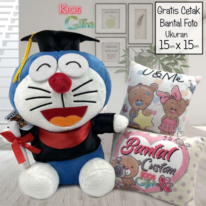 Jual Boneka Bear / Karakter Wisuda / Sarjana / Toga Free Foto Stitch ...