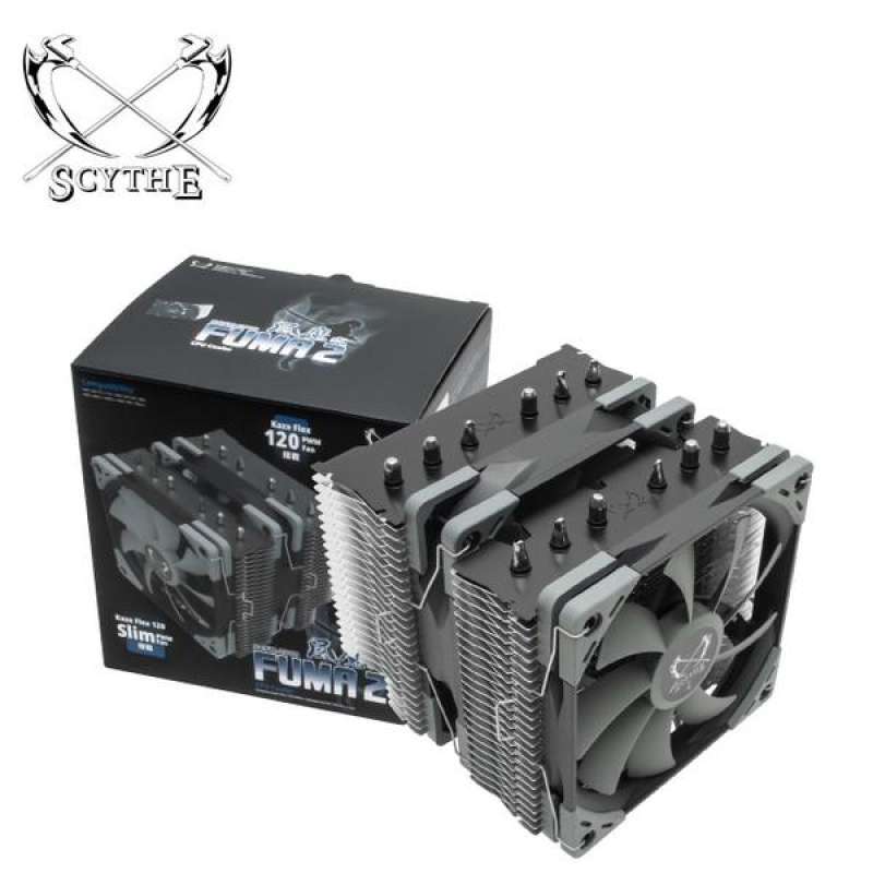 Jual (Scythe)Scythe FUMA 2 SCFM-2000 Wind Devil 2 Twin Towers Dual Fan ...