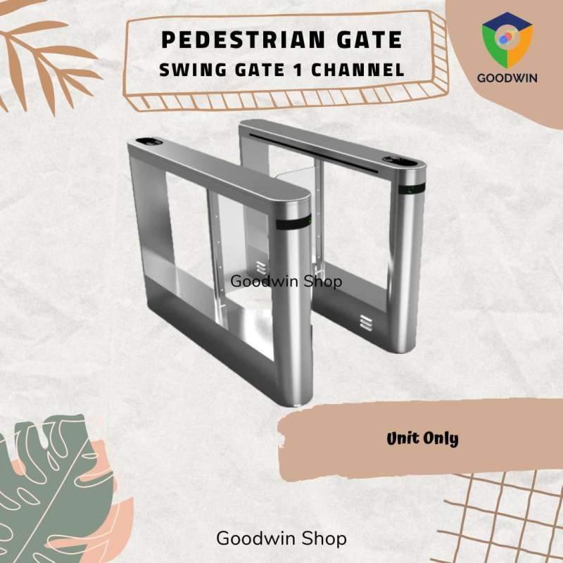 Jual Swing Gate 1 Channel.Swing Barrier Gate.Pintu Otomatis.Access Gate ...