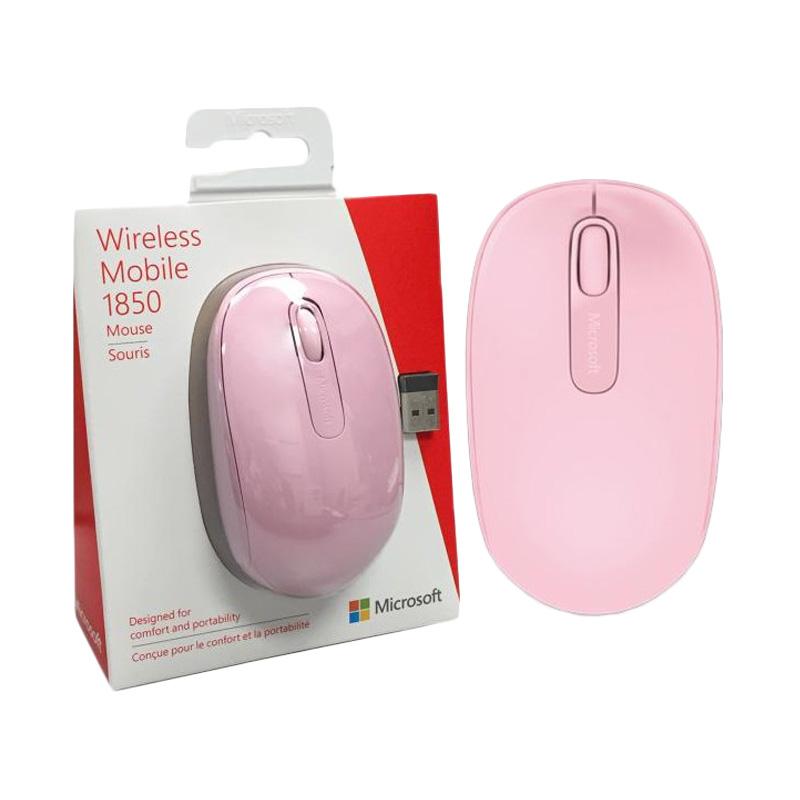 Jual Microsoft 1850 Wireless Mouse - Light Orchid Di Seller Myphone ...