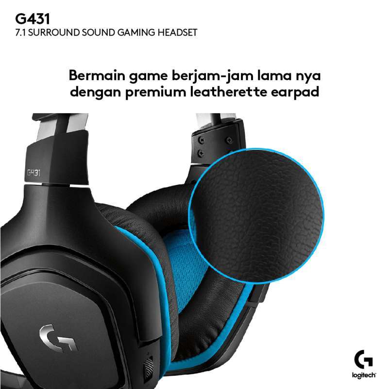 Promo Headphone I Headset Gaming Logitech G431 - Original Garansi 2th Diskon 10% Di Seller ...