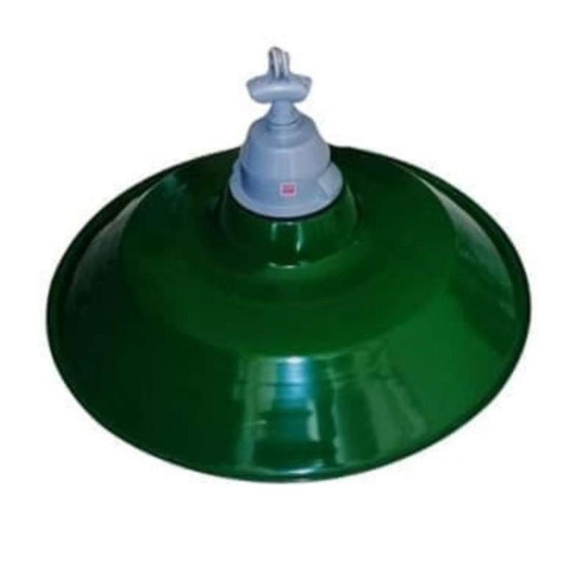 Jual Kap Lampu Satu Set Jalan WD Hijau Gantung E27 / Fitting Besi/ Lampu Tiang/ Kap Jalan di ...