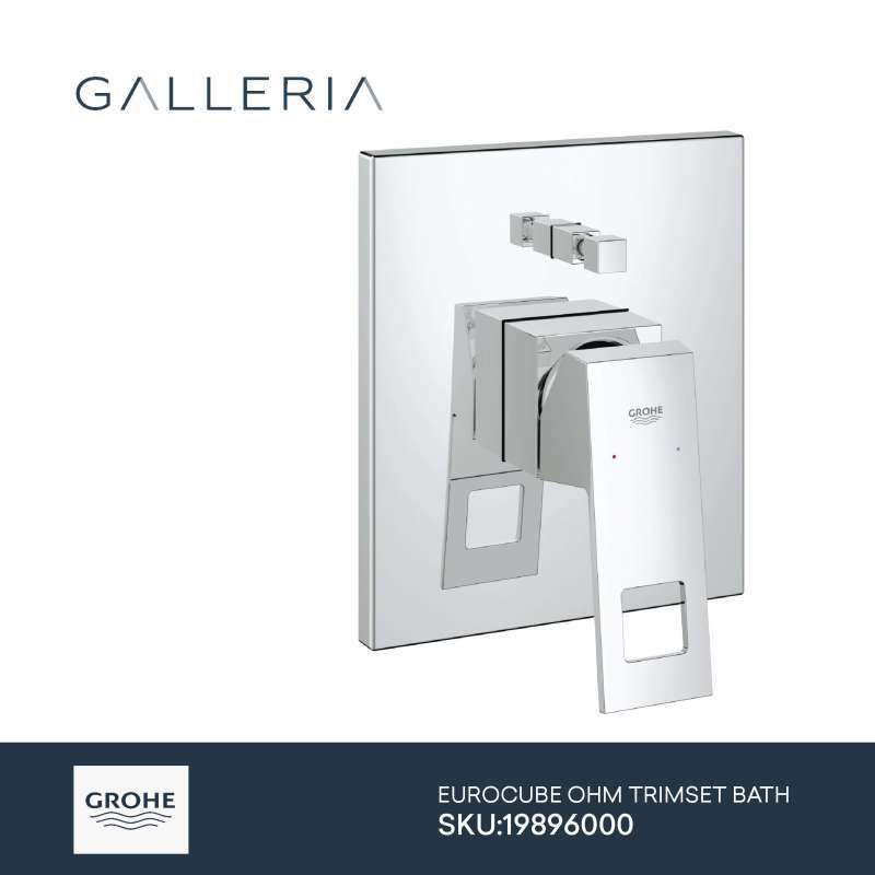 Promo Grohe Eurocube Bath/Shower Mixer with Diverter 19896000 / Grohe ...