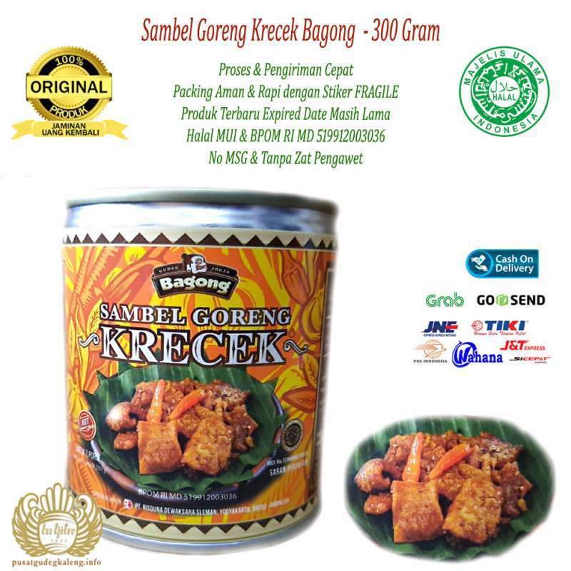Promo Gudeg Kaleng Bagong Sambel Krecek Makanan Kaleng [yu Djum] Diskon ...