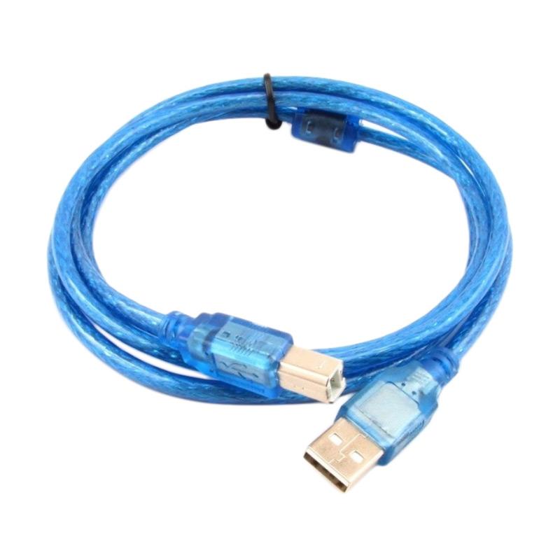 Promo Universal USB Kabel Printer - Transparan Biru [3 m] Diskon 50% di ...