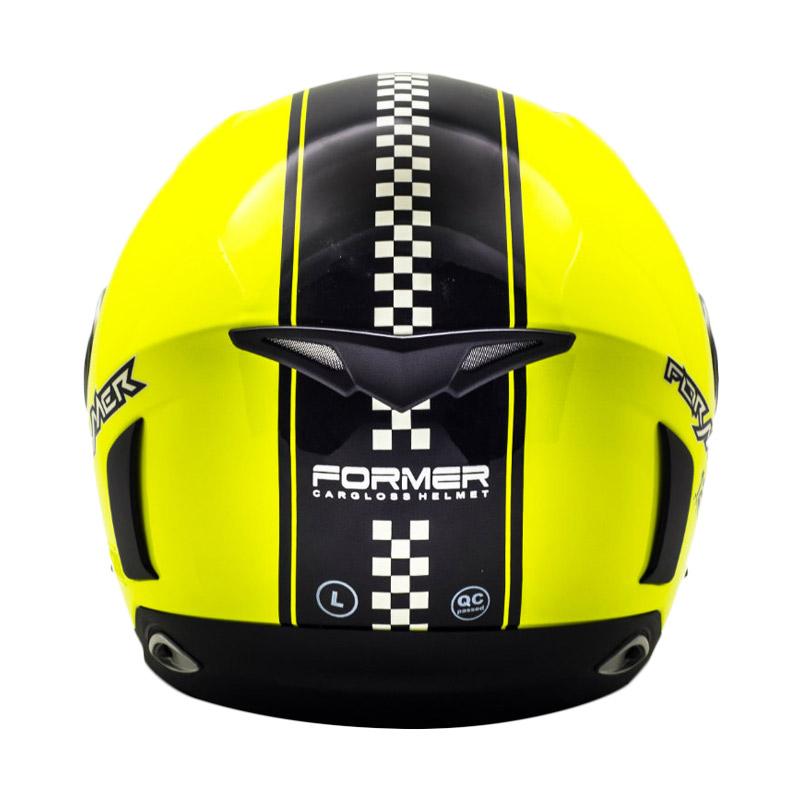 Jual Cargloss Former Flo Helm Half Face - Yellow Black Di Seller Helm ...