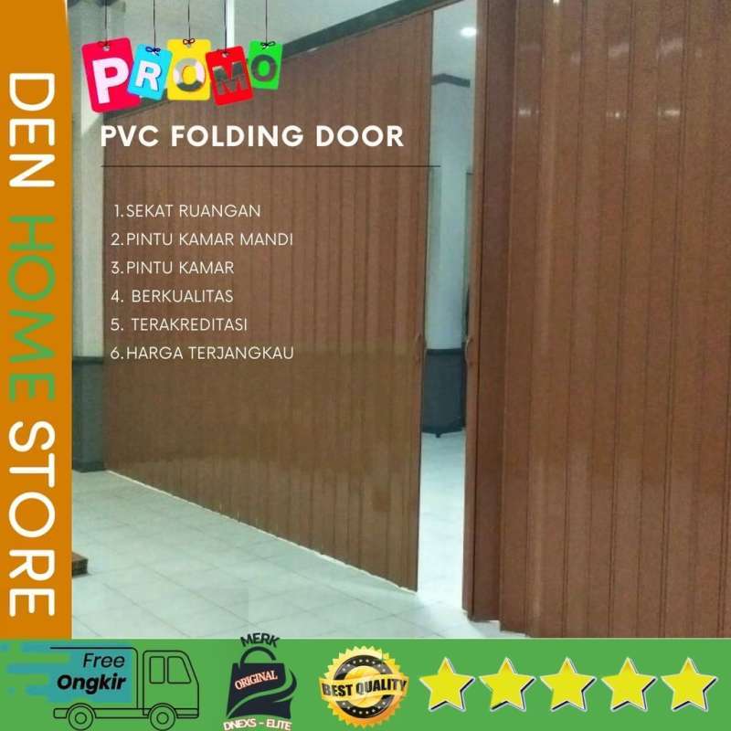 Promo Pintu Plastik Model Terkini - PVC Folding Door Diskon 5% di ...