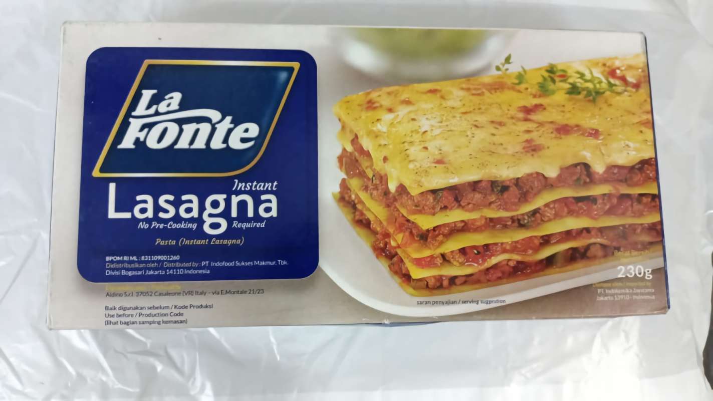 Jual Lasagna lembaran 230 grm lafonte kulit la fonte di Seller Haz ...
