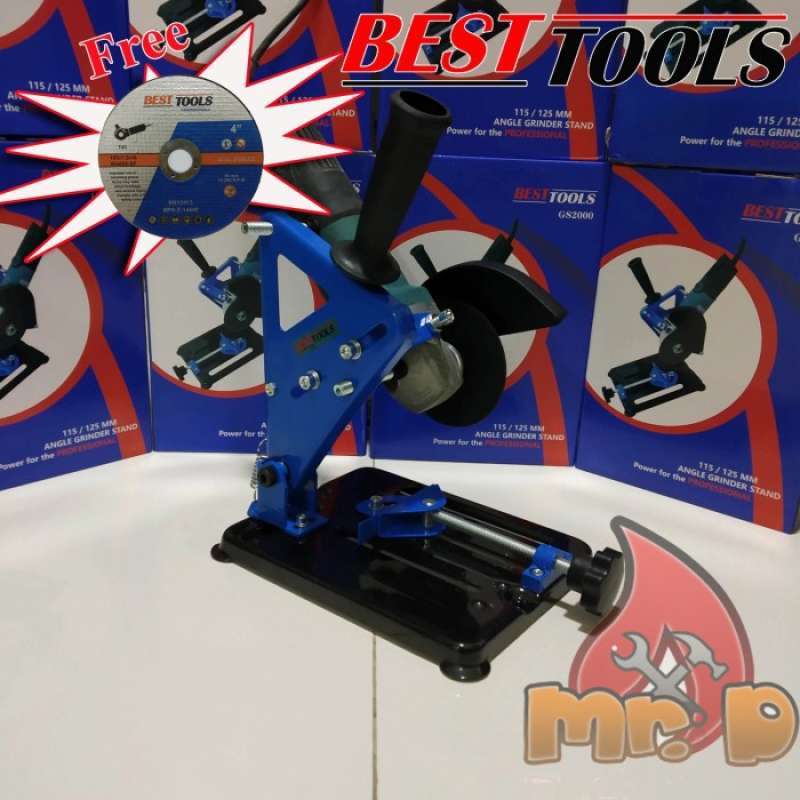 Jual STAND GERINDA TANGAN, ANGLE GRINDER STAND GS2000 BIRU di Seller Mr ...