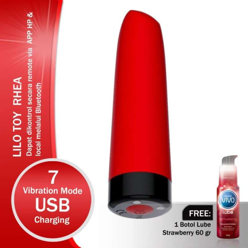 Jual Alat Bantu Sex Wanita Vibrator Wireless Lilo Toy Rhea Free Gel