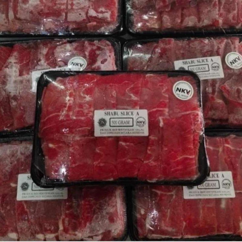 Jual Shabu Slice A / Beef Slices 500 gram (Daging Frozen) di Seller ...