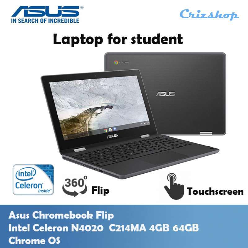 Jual Asus Chromebook Flip Intel Celeron N4020 C214ma 4gb 64gb Chrome Os Di Seller Criz Shop ...