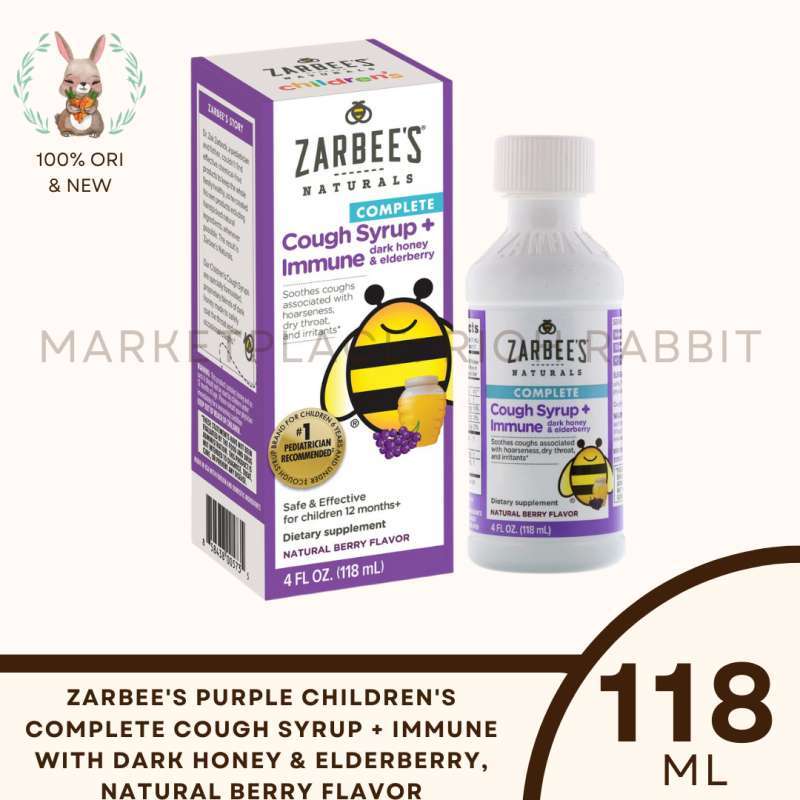 Jual Zarbee's Naturals Zarbees Complete Children Cough Syrup Immune ...