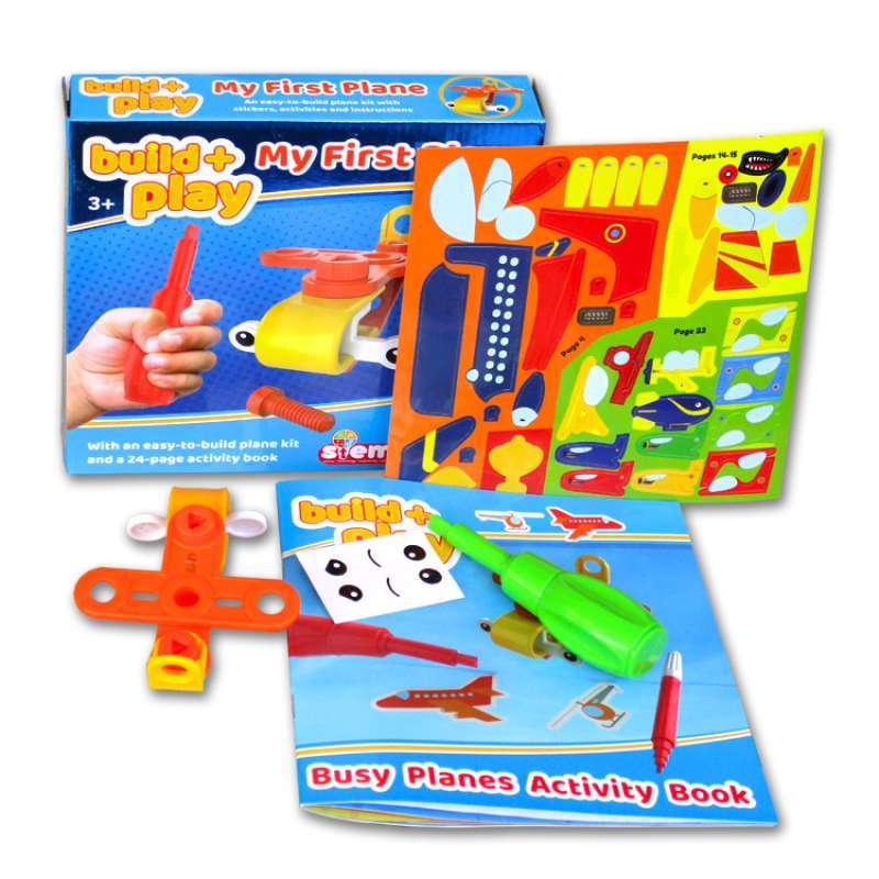 Jual Build and Play My First Plane Box Set Over 50 Stickers! di Seller ...