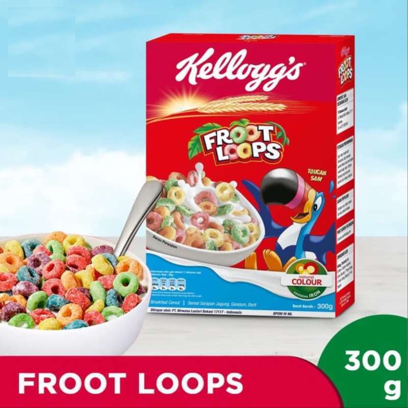 Jual Kelloggs Froot Loops 300g (Kellogg's Froot Loops 300 g) di Seller ...