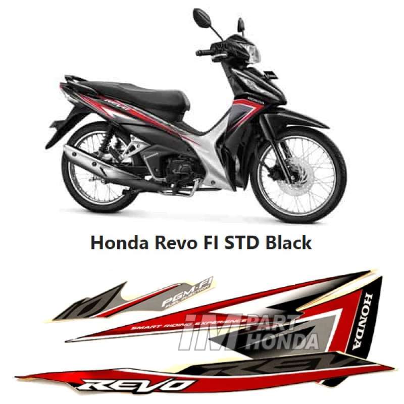 Jual Oem Stiker Revo Fi Fit 2014 Std Black Hitam Merah Silver Di Seller ...
