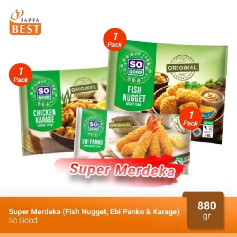 Jual Super Merdeka So Good (Fish Nugget, Ebi Panko & Karage) di Seller ...
