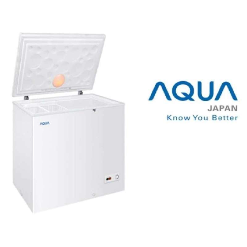Jual Chest Freezer AQUA AQF-150FR / AQUA AQF150 Box Pembeku 146 Liter ...