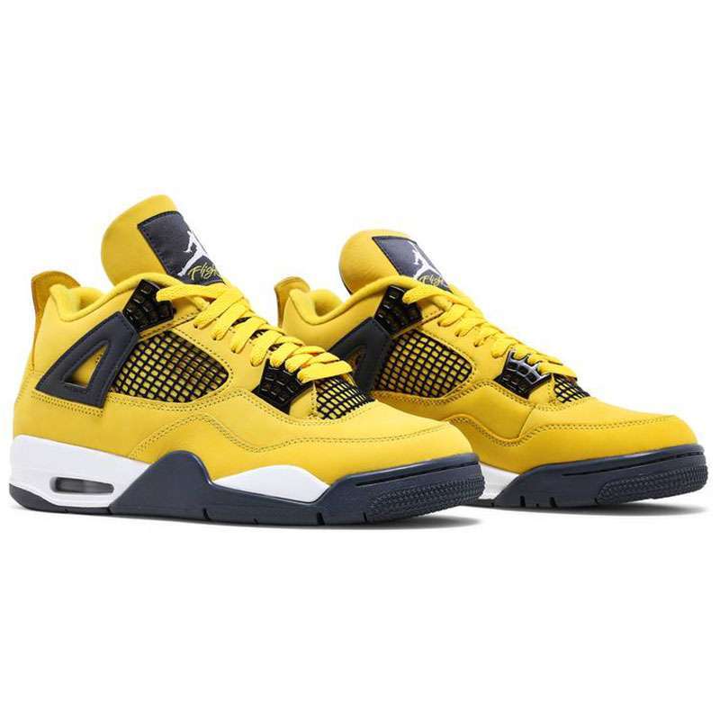 Jual NIKE Air Jordan 4 Retro Lightning 2021 (GS) - 4.5Y di Seller ...
