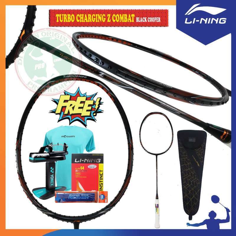 Jual Lining Turbo Charging Z Combat Raket Badminton Original (paket ...