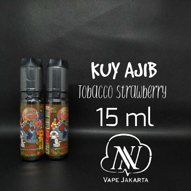 Jual Liquid Kuy Ajib Tobacco Strawberry Salt Nic 15ml 12mg di Seller ...