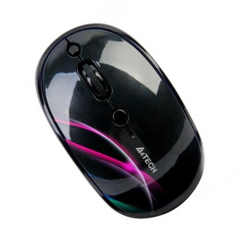 Jual A4tech G9-555fx Wireless Mouse - Black Purple [original] Di Seller ...