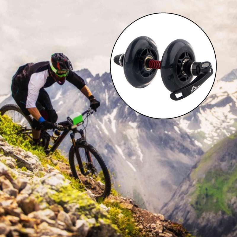 Promo Easy Wheel Roller Mount EZ Wheel Casters for Transport Fold Bike ...
