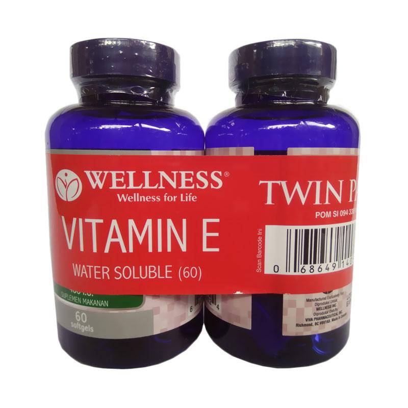 Jual Wellness Vitamin E Water Soluble Multivitamin [60 Softgels/ Buy 1 ...