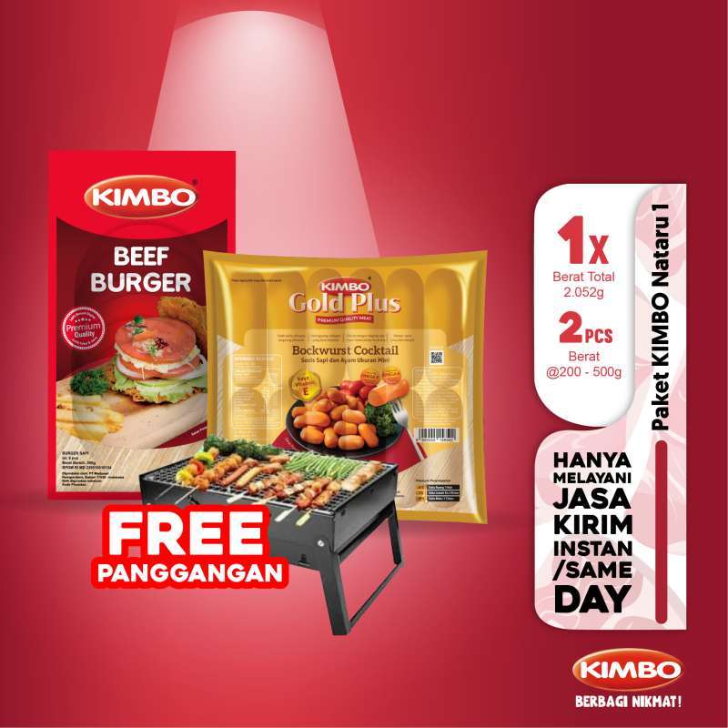 Jual Paket KIMBO NATARU 1 + FREE Panggangan di Seller KIMBO Bekasi ...