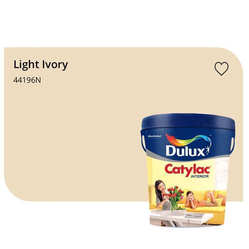 Jual Dulux Catylac Interior Tinting Cat - Light Ivory [25 kg] di Seller ...