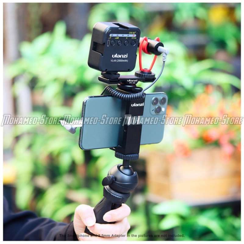 Jual ULANZI Smartphone Vlog Kit Combo 5 Set Vlogging LED Tripod Holder Mic di Seller Azhar ulfa ...