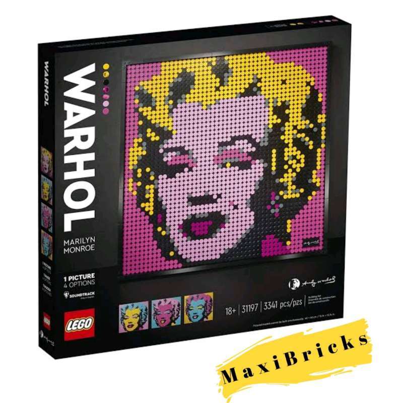 Promo LEGO Art 31197 Andy Warhol's Marilyn Monroe Diskon 49% di Seller ...
