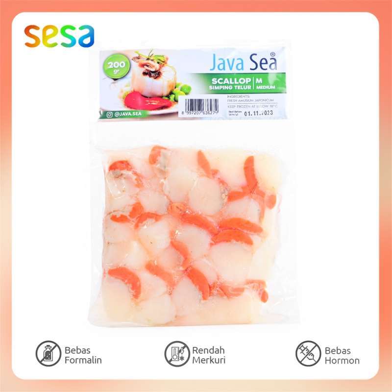 Jual Java Sea - Scallop Telur Beku 200 G Di Seller Sesa Official Store ...