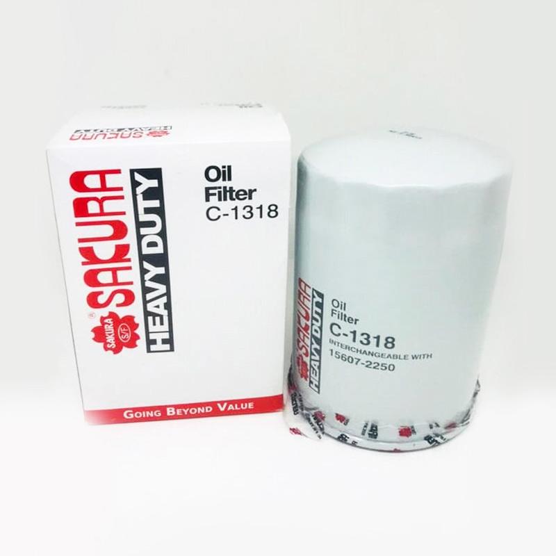 Jual Sakura Filter Oli Mobil for Hino PS 125 C-1318 15607-2250 di ...