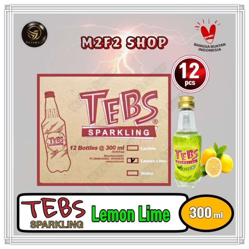 Promo TEBS Sparkling Soda Lemon Lime | Jeruk Nipis Botol Pet - 300 ml ...