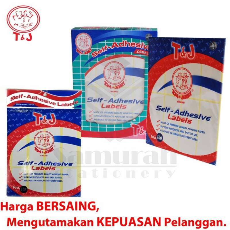 Jual Label Stiker Tom & Jerry / Sticker Tj 99 103 105 108 109 112 121 125 - No. 103 Di Seller ...