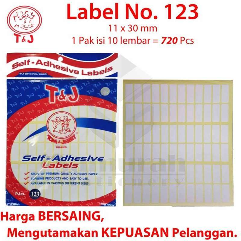 Jual Label Stiker Tom & Jerry / Sticker Tj 99 103 105 108 109 112 121 125 - No. 103 Di Seller ...