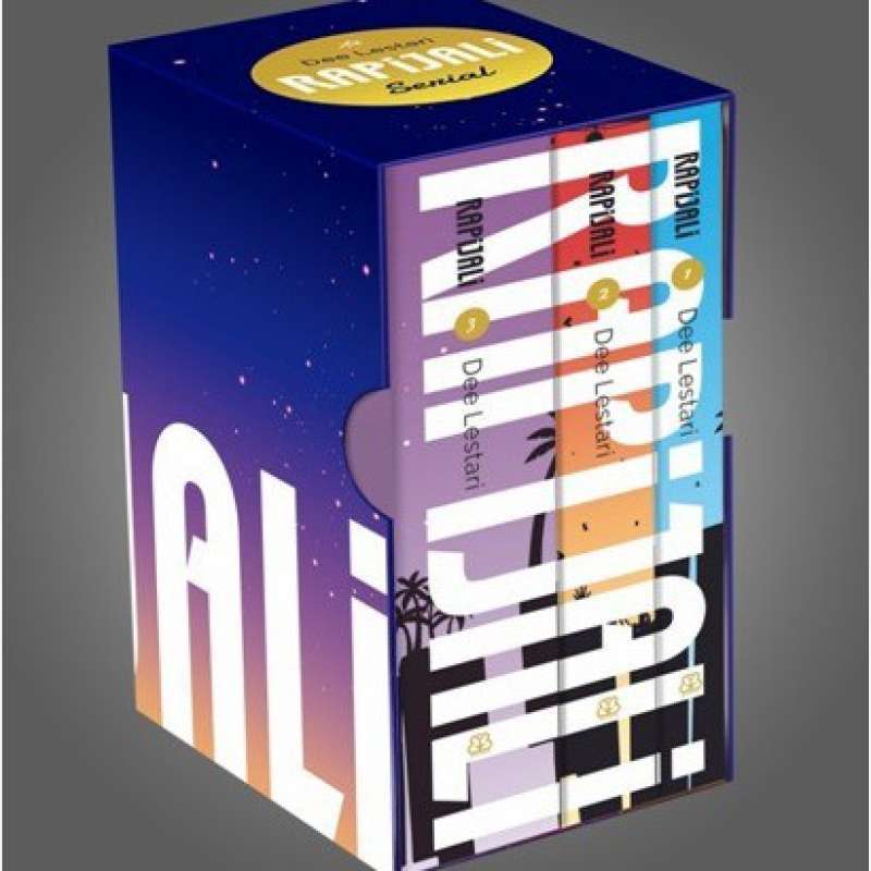 Promo Original BOXSET RAPIJALI 1 - 3 - DEE LESTARI Buku Novel Indonesia ...