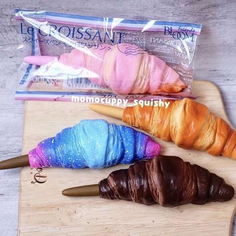 Jual PROMO SQUISHY LICENSED IBLOOM CROISSANT PEN ORIGINAL JAPAN di ...