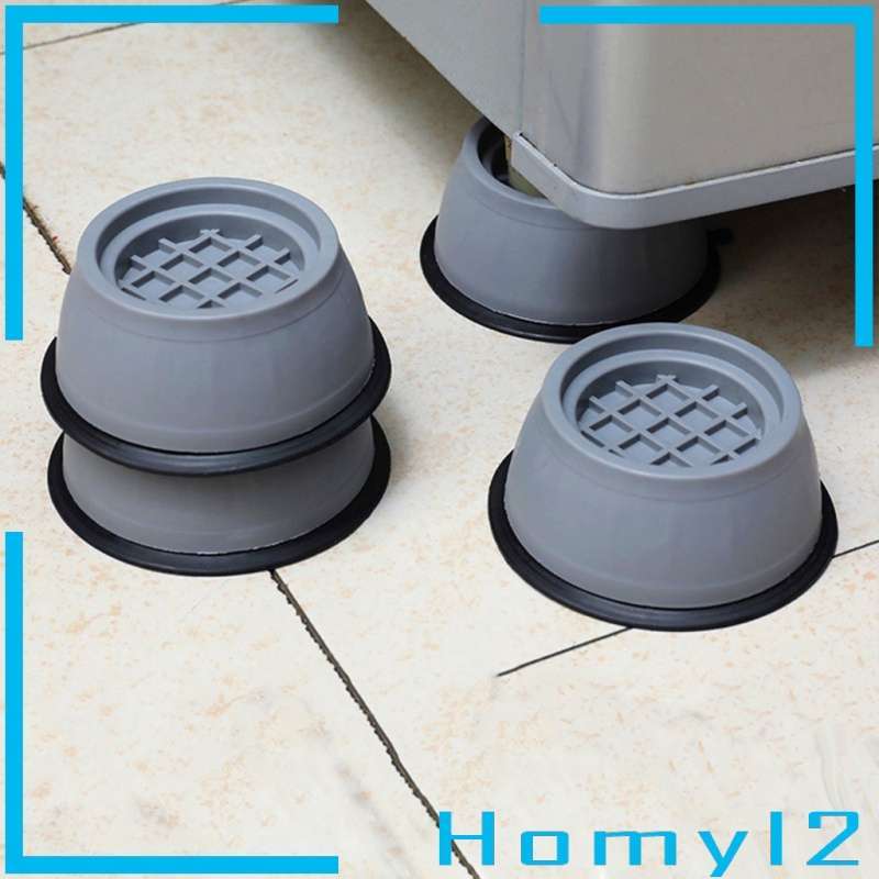 Jual [HOMYL2] 4x Anti Vibration Feet Mat Washing Machine Antivibration ...