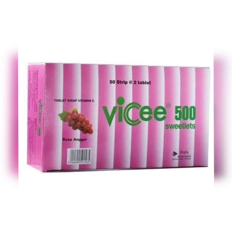 Promo Vicee 500 Tablet Hisap Vitamin C Box Diskon 5% Di Seller Yoras ...