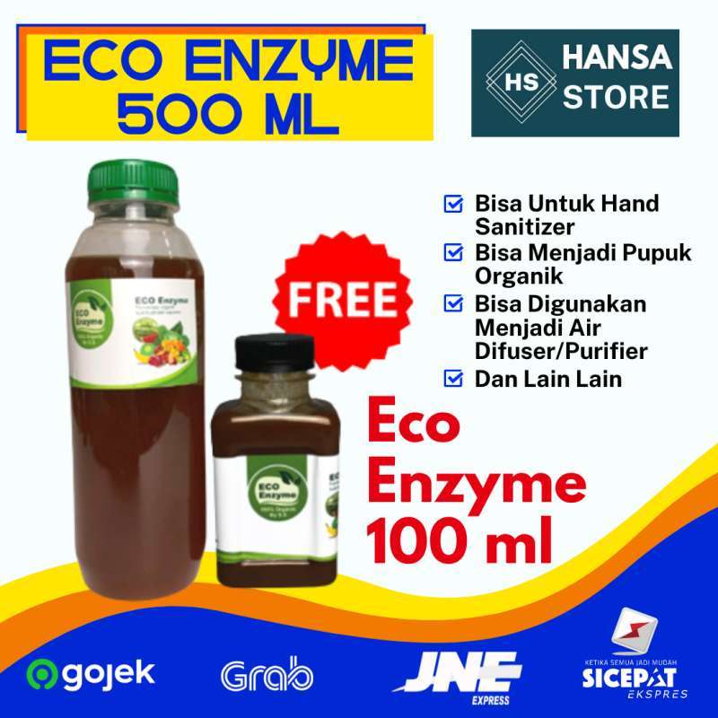 Promo ECO Enzyme 500 ml / Pupuk Cair Organik / Detoks Sanitizer Air ...