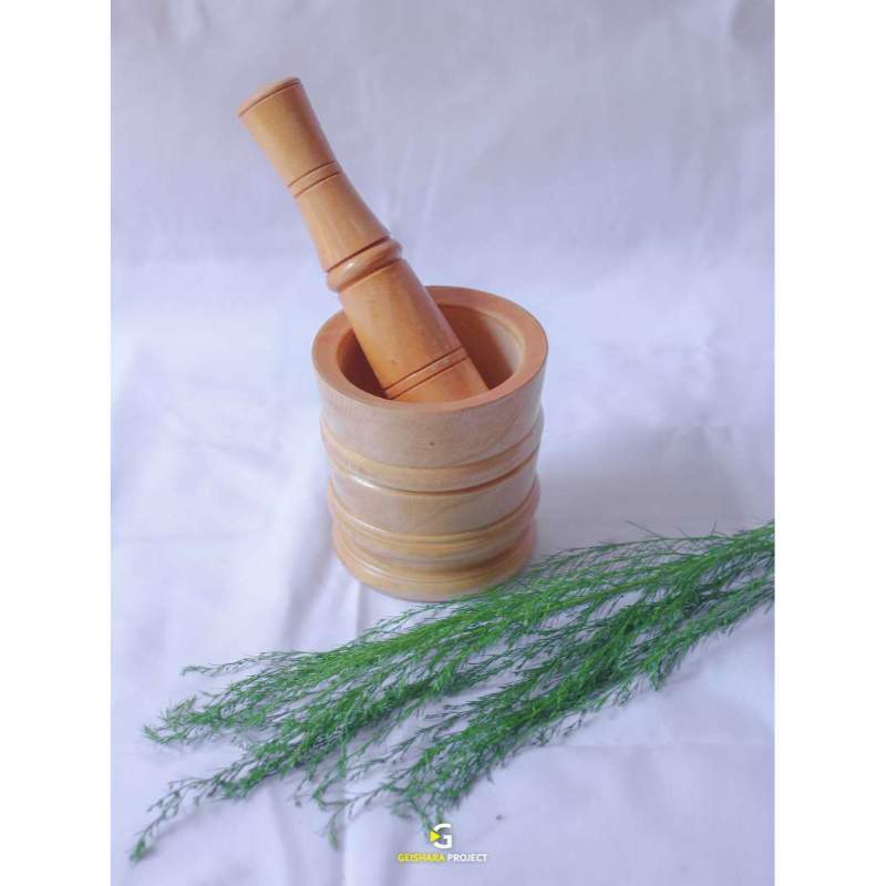 Jual Lumpang Kayu / Tumbukan Kayu rujak / lumpang kayu sedang, alat ...