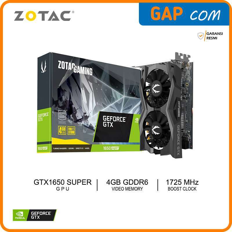 Jual VGA ZOTAC GAMING GeForce GTX 1650 SUPER 4GB GDDR6 128BIT di Seller ...