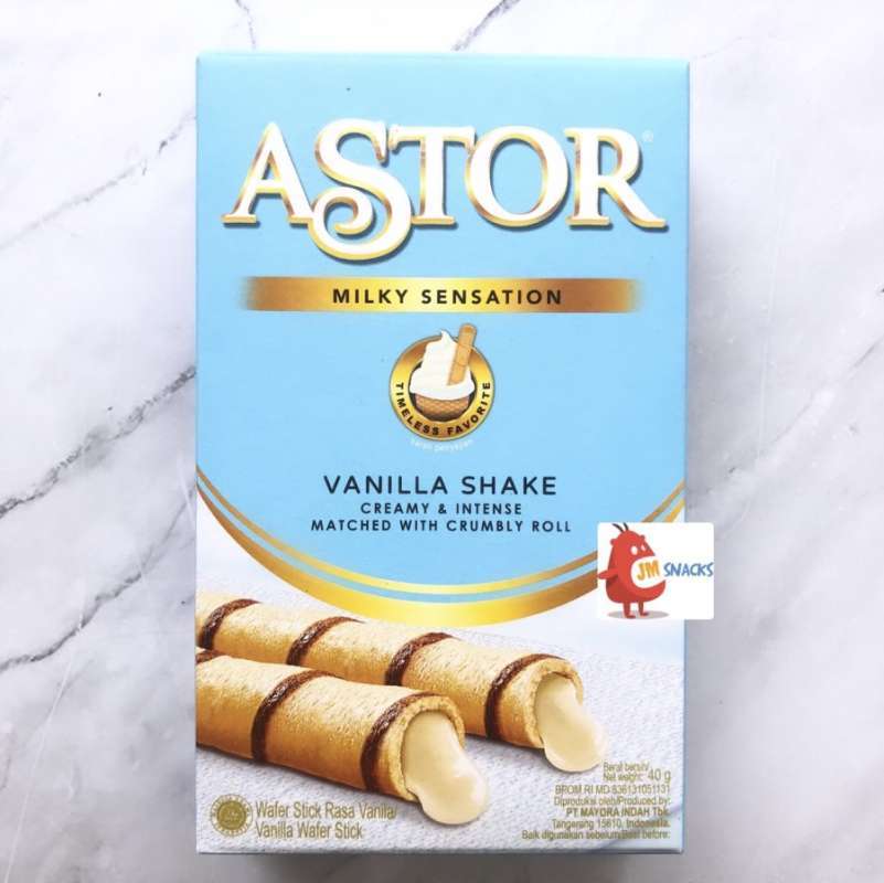 Jual Astor Wafer Roll [40 g] - VANILLA di Seller JMSNACKS - Kebon Lega ...