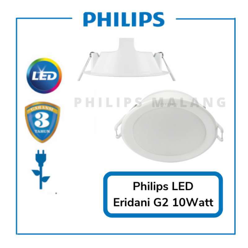Promo Philips LED Downlight Eridani G2 10W - downlight murah - 6500K ...