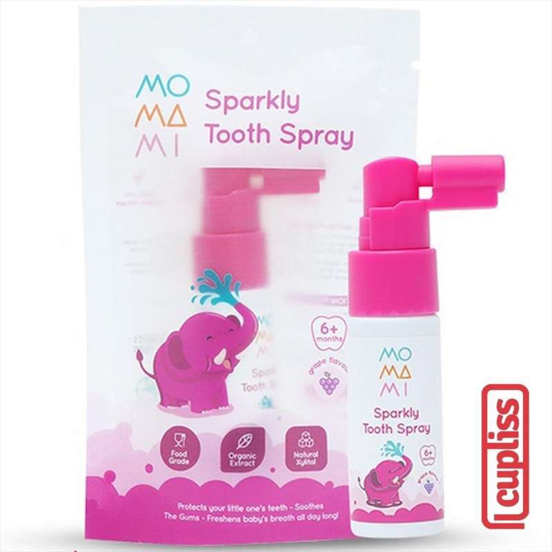 Promo MoMaMi Sparkly Tooth Spray Grape 20ml 130151 20 ml Diskon 17% di ...