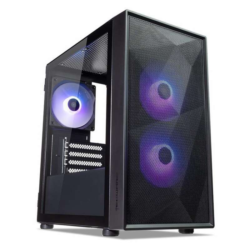 Jual Tecware Forge M2 Free 3 FAN ARGB mATX Gaming Case - Hitam di ...