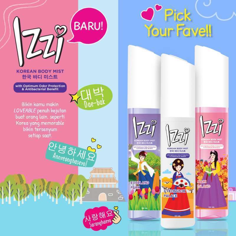 Jual Izzi Korean Body Mist - Everland Park 100ml Di Seller Toko Susu ...