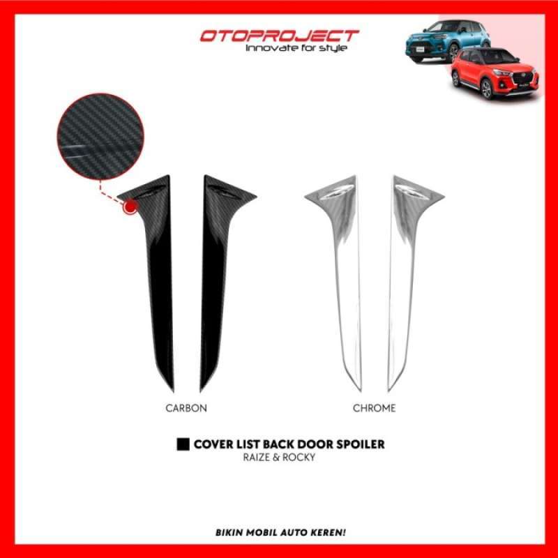 Jual Cover List Back Door Spoiler Raize / Rocky - Carbon Di Seller ...